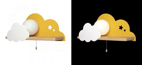 Бра с полкой желтое Облако Wall Lamp Yellow Cloud по цене 7 650 руб ...