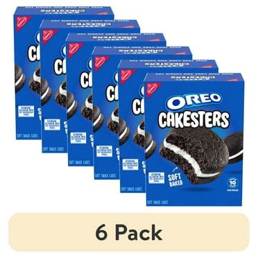 Oreo Cakesters Double Chocolate Soft Snack Cakes 5 2 02 Oz Snack