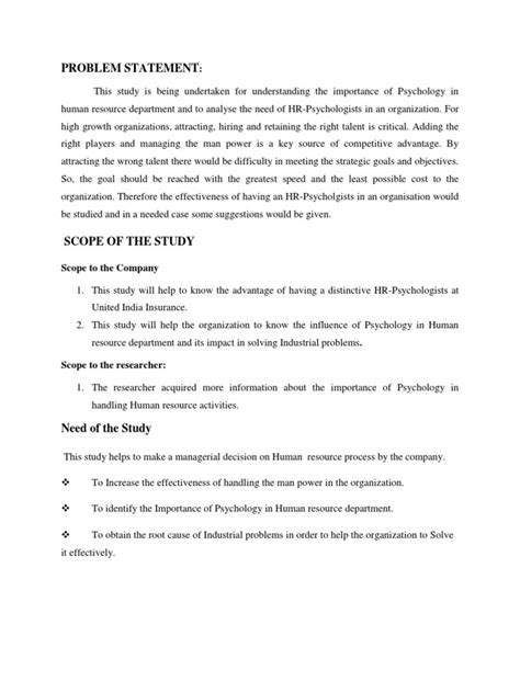How To Write Scope And Limitation In The Research Paper
