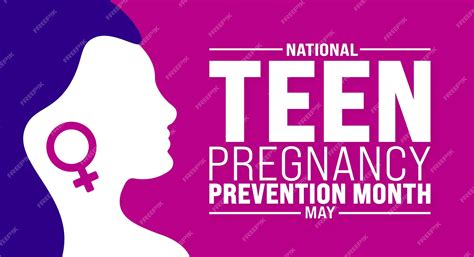 Premium Vector May Is National Teen Pregnancy Prevention Month