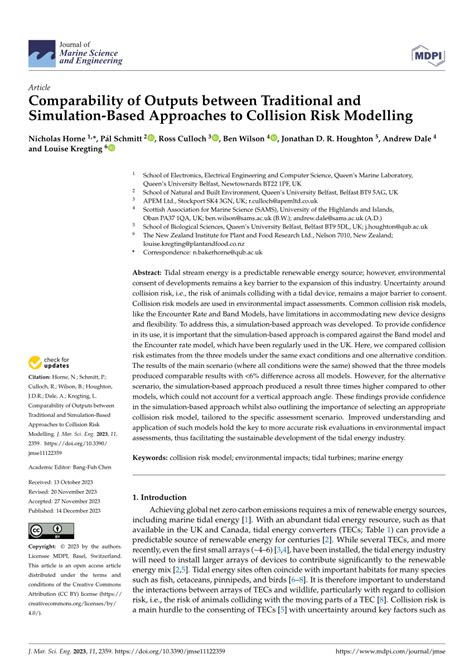 Pdf Comparability Of Outputs Between Traditional And Simulation Based