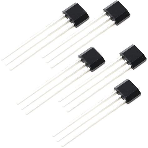 5pc Ss495a Ss495a1 Solid State Hall Effect Magnetic Sensor Ic 10ma 5v