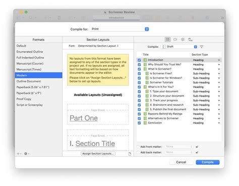 在 Scrivener 中更改默认字体的 种快速方法