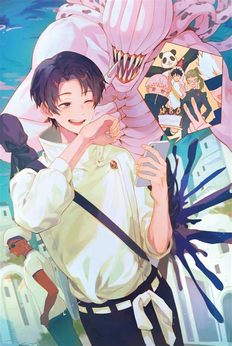 Gojou Satoru Zen In Maki Okkotsu Yuuta Orimoto Rika Panda And 1