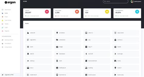 Nextjs Argon Dashboard Free Template