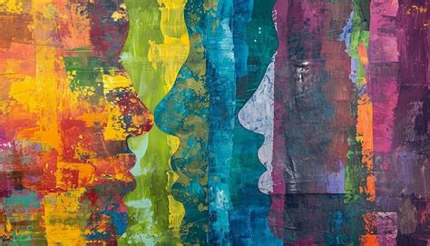 Premium Photo An Abstract Art Piece Symbolizing Gender Equality