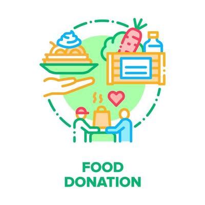 Food Donation Poster Vector Art Icons And Graphics For Free Download