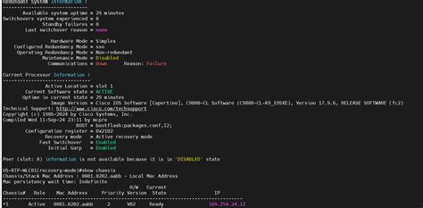Cisco Virtual Wlc C9800 Cl Going To Recovery Mode Cisco Community
