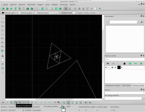Librecad Iki çizgi Arası Doğrusal çizgi çekme Alternatifler Pardus Forumları TÜbİtak Ulakbİm