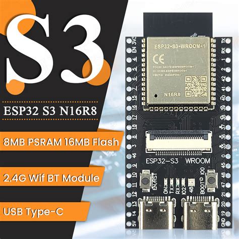 Jual Best Esp32 S3 N16r8 Cam Development Board 24g Wifi Bt Camera