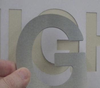 How To Install Cut Metal Letters With Double Face Tape