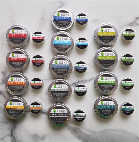 All 13 Solid Cologne Samples Mens Solid Fragrance Mini Size Sample