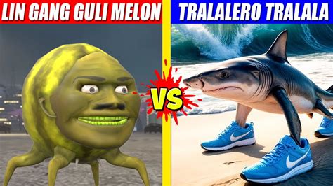 Lin Gang Guli Melon Vs Tralalero Tralala Spore Youtube
