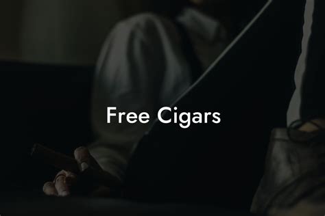 Free Cigars Swinger Cigar Cigar Lifestyle