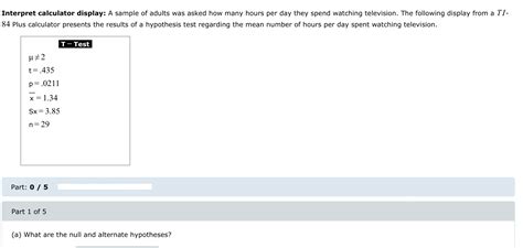 Interpret Calculator Display A Sample Of StudyX