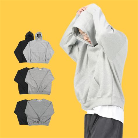 씨피알 플로어 스테디 기모 후드티 맨투맨 윈드블락 후디 위시버킷