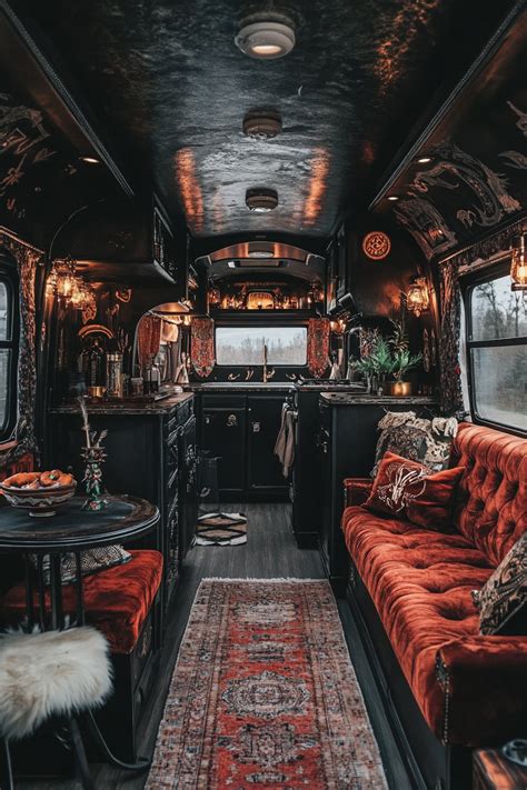 51 Moody Bohemian Van Lounge Designs Tastyinteriors Camper