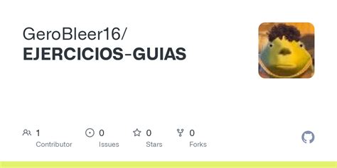 Github Gerobleer16ejercicios Guias