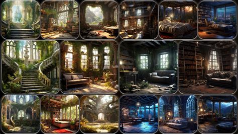 Artstation 230 Epic Poetry Environment Interior Reference Pack 4k V247 Artworks