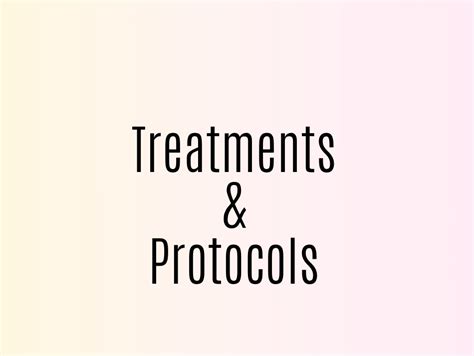 treatments and protocols — elise♡detox life