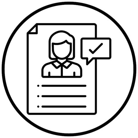 Premium Vector Hiring Manager Female Icon Style