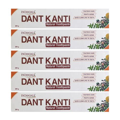 Patanjali Dant Kanti Toothpastepack Of 5 200g Each Nepal Ubuy