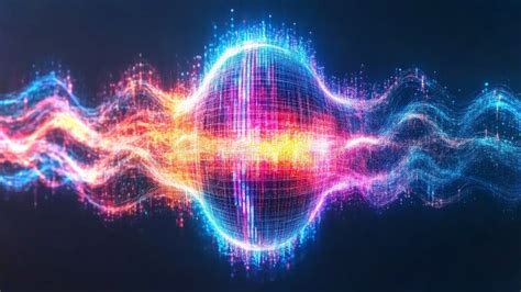 Visual Representation Of Sound Waves Demonstrating Creativity With