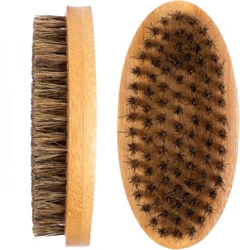 Natural Soft Bristle Hair Brush 2 Pack Mediumstiff