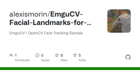 Github Alexismorinemgucv Facial Landmarks For Unity Emgucv Opencv