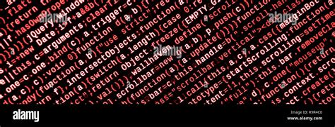 Das Schreiben Von Programmcode Auf Dem Laptop Digitale Binäre Daten