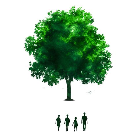 Tree Symbolizing Growth And Connection With Nature And Humanity