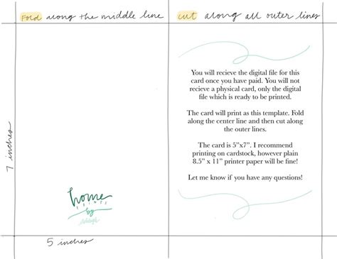 Printable Mothers Day Card 5x7 Card Watercolor Card Digital File