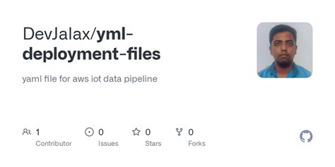 Github Devjalax Yml Deployment Files Yaml File For Aws Iot Data Pipeline