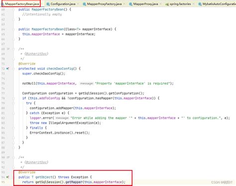Mybatis Spring原理springboot生成sqlsessionfactroy过程 Csdn博客