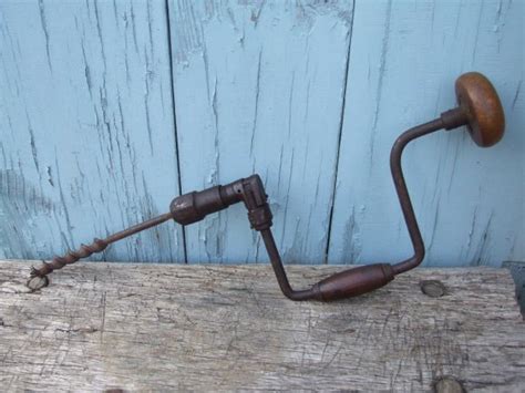 Grote Oude Handboormachine