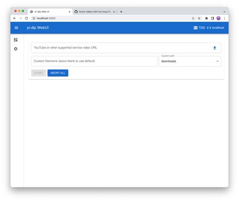 Some Videos With Too Long Titles Cannot Be Downloaded Because The Web UI Lacks Necessary Setting