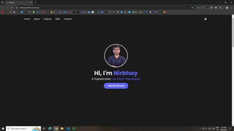 Nirbhay Singh On Linkedin Portfolio Webdev