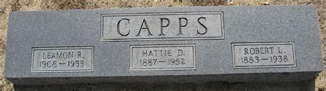 Robert Leamon Capps 1883 1938 Mémorial Find A Grave