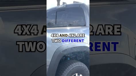 Whats The Difference Between 4x2 And 4x4