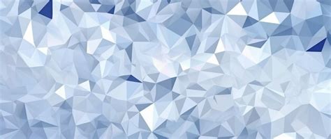 Premium Ai Image A Close Up Of A Blue And White Abstract Background With Triangles Generative Ai