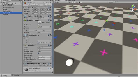 Sphere Physics For Small Scale Objects Like A Golf Ball Unity Engine Unity Discussions