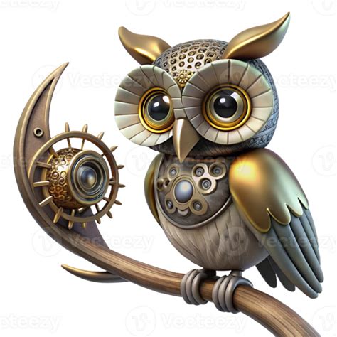 Steampunk Owl Steampunk Owl Art Print For Sale By Nemimakeit