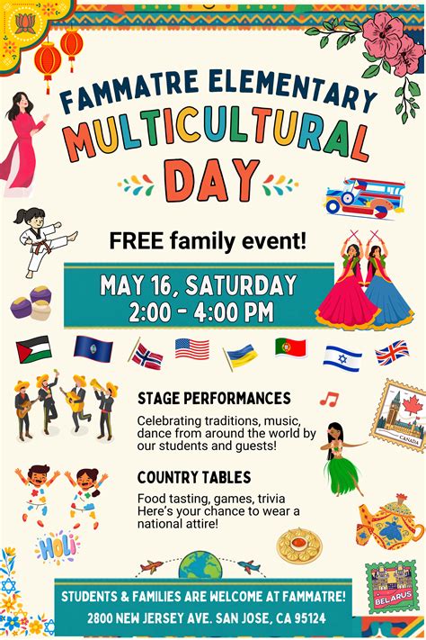 Multicultural Day — Fammatre Home And School Club