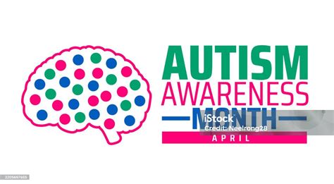 자폐증 인식의 달 배경 배너 또는 포스터 디자인 템플릿 매년 4 월에 관찰됩니다 휴일 개념입니다 모든 템플릿 카드 포스터 플래카드 템플릿에 사용할 수 있습니다 0명에 대한