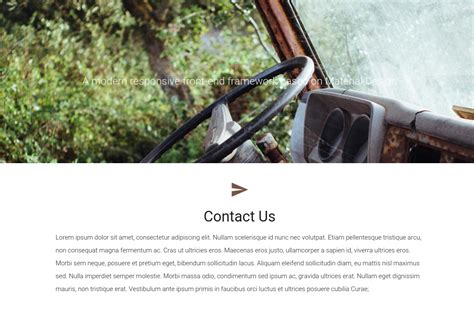 Materialize Parallax Theme October Cms