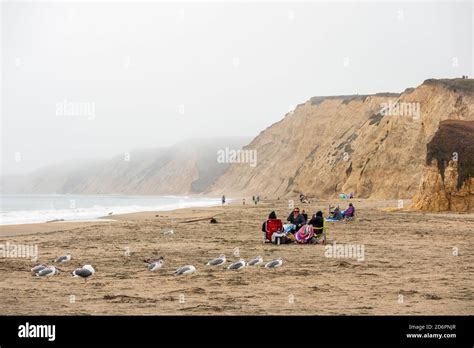 Scenic View Of Drakes Beach Point Reyes National Seashore Marin