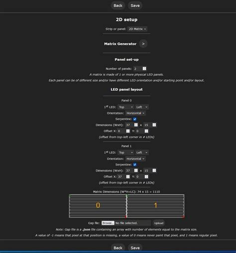 First Attempt At Matrix Displays With Wled On A Dig Quad I Can Get Both Displays To Work But