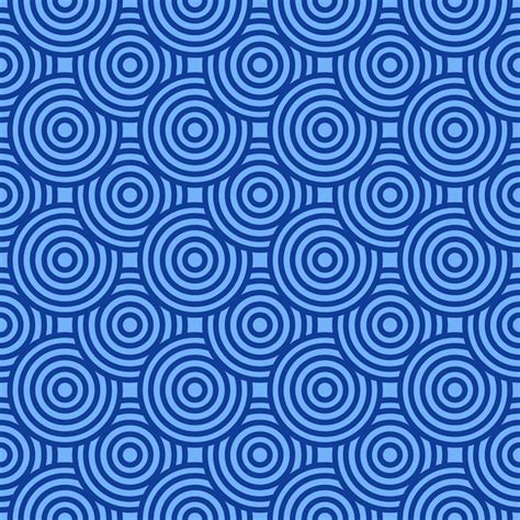 Premium Vector Circle Seamless Pattern Vector Design