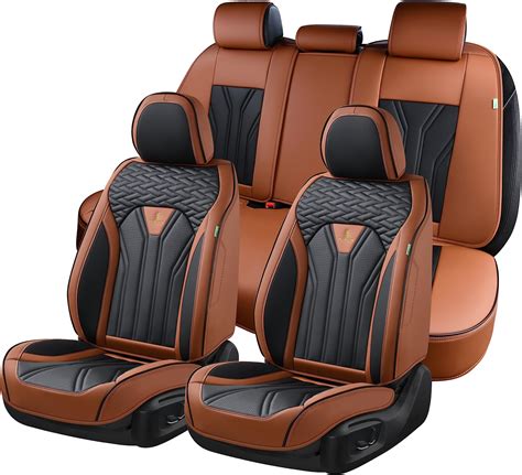 Florich Leather Seat Covers Seat Covers Full Set Car Seat