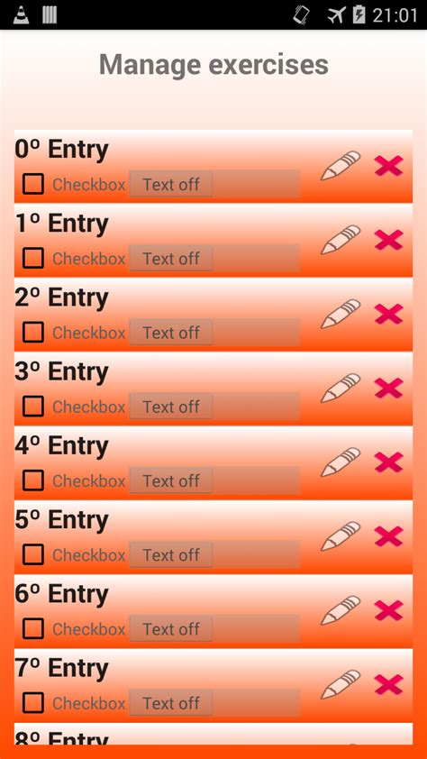 List How To Put Many Objects In A Scroll View Entry In Android Stack Overflow